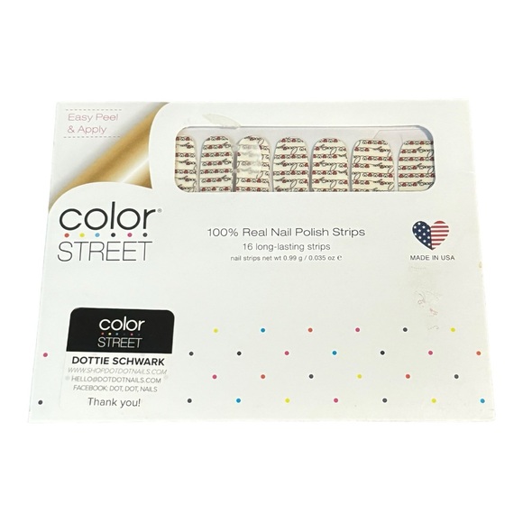 Color Street | Makeup | Color Street Love Notes Clear Overlay Red Black ...